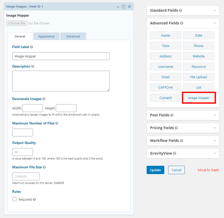 Documentation: Learn how to install and configure Image Hopper