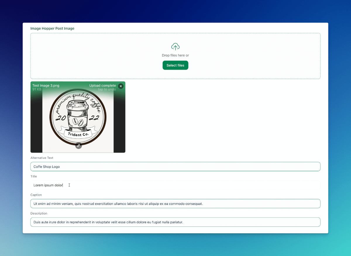 Documentation: Learn how to install and configure Image Hopper